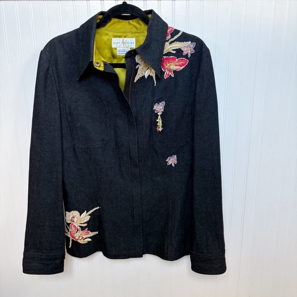 Mary Frances | Jackets & Coats | Mary Frances Vintage Dark Wash Denim ...